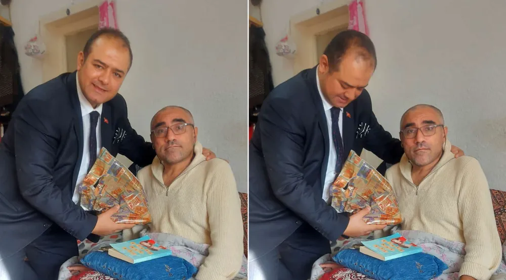 Öğretmen Cem Kayhan'dan anlamlı ziyaret